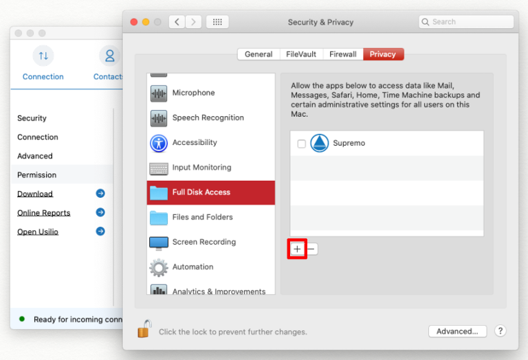 How to use Supremo for Mac running on macOS 10.14 and superior ...