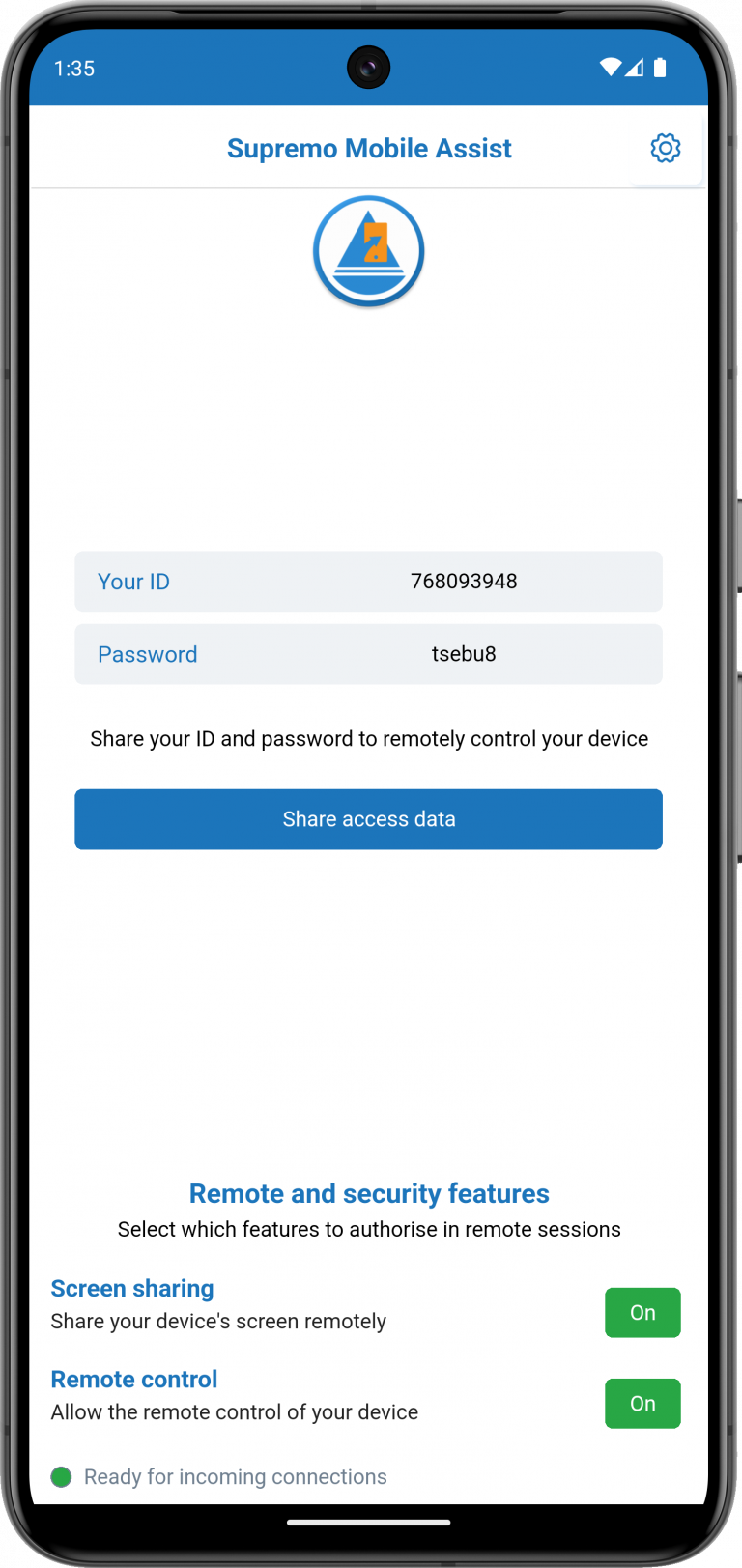 Scarica l'applicazione per il controllo remoto di Android